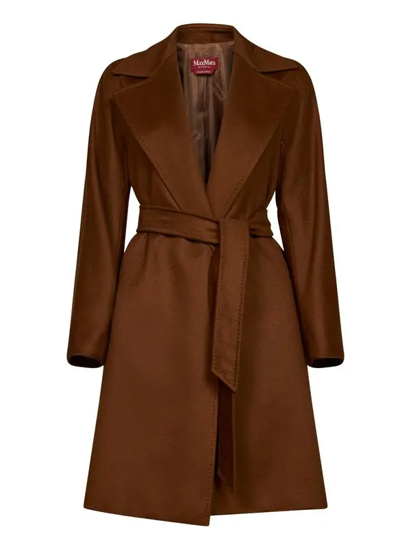Max Mara Belted Wrap Coat - Multicolor