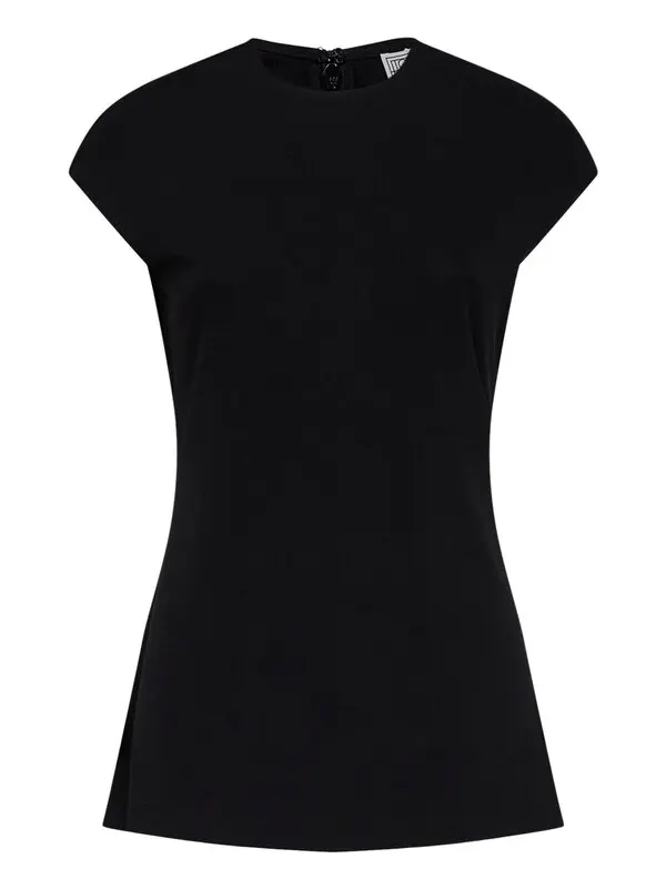 TOTEME Black Fluid Jersey Top - Multicolor