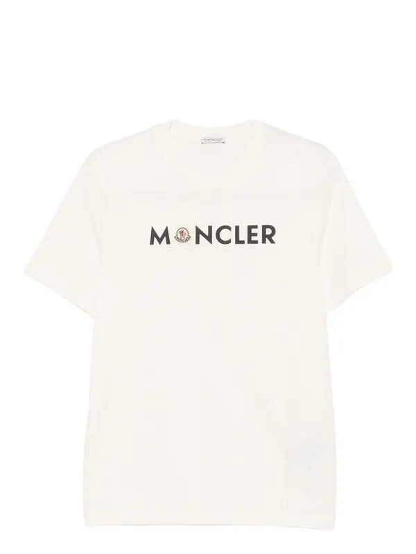 Moncler Logo Cotton T-shirt - Multicolor