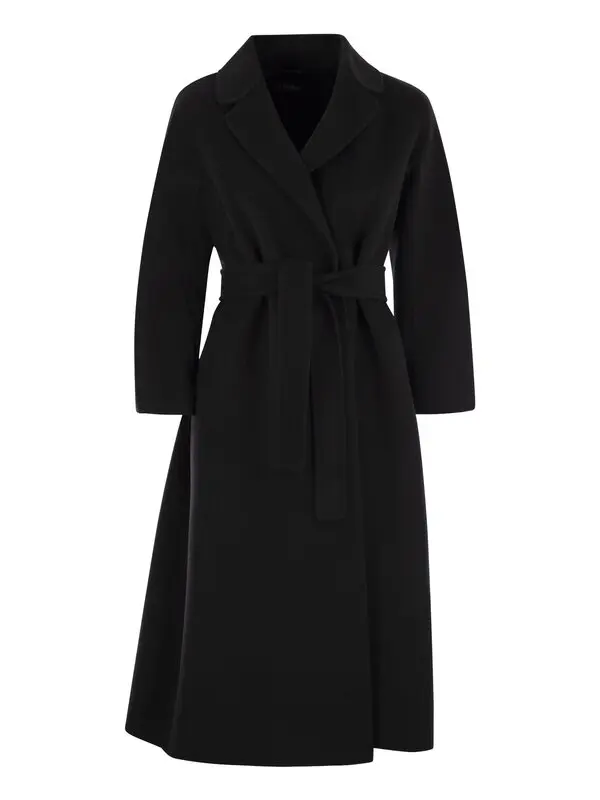 Max Mara Esturia Wool Coat - Black