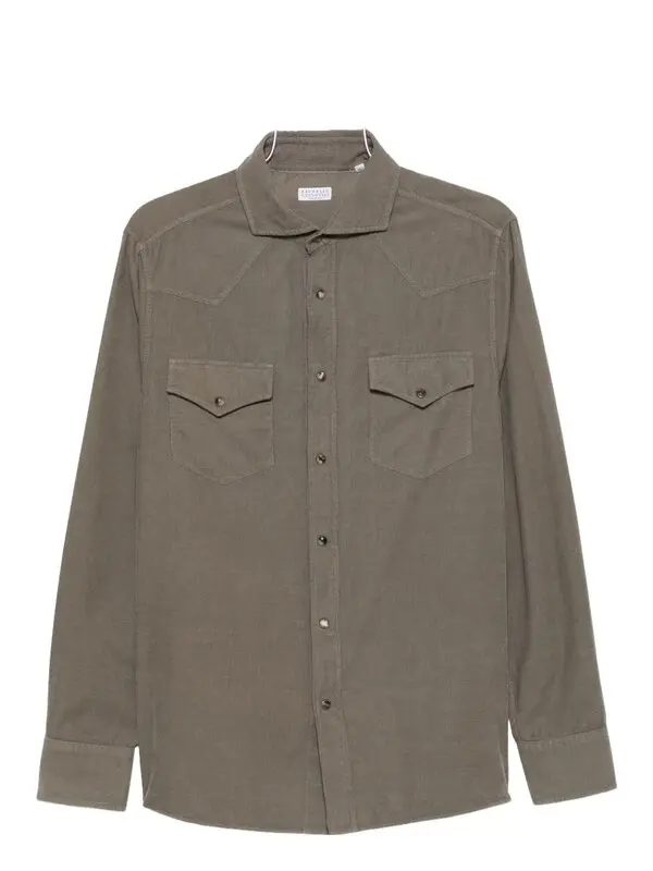 Brunello Cucinelli Cotton Shirt - Multicolor