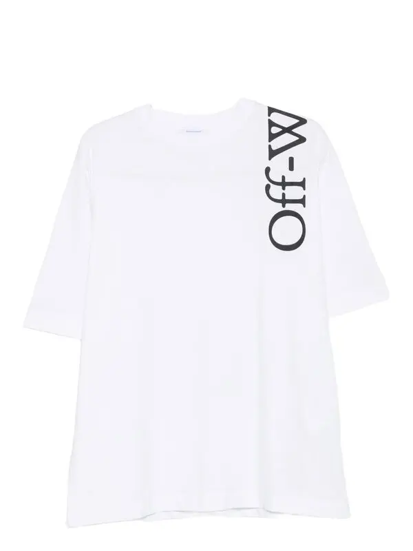 Off-White Vertical Bookish Skate Cotton T-shirt - Multicolor