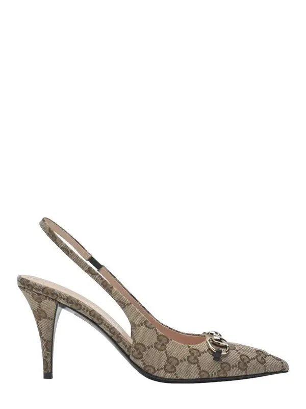 Gucci Slingback Pumps - Cream