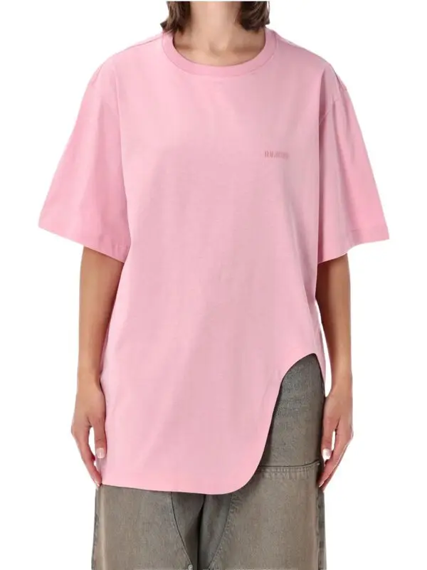 Attico Asymmetric T-shirt - Pink