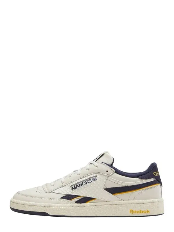 REEBOK X Manors Club C Revenge Vintage Sneakers - Navy/chalk/yellow