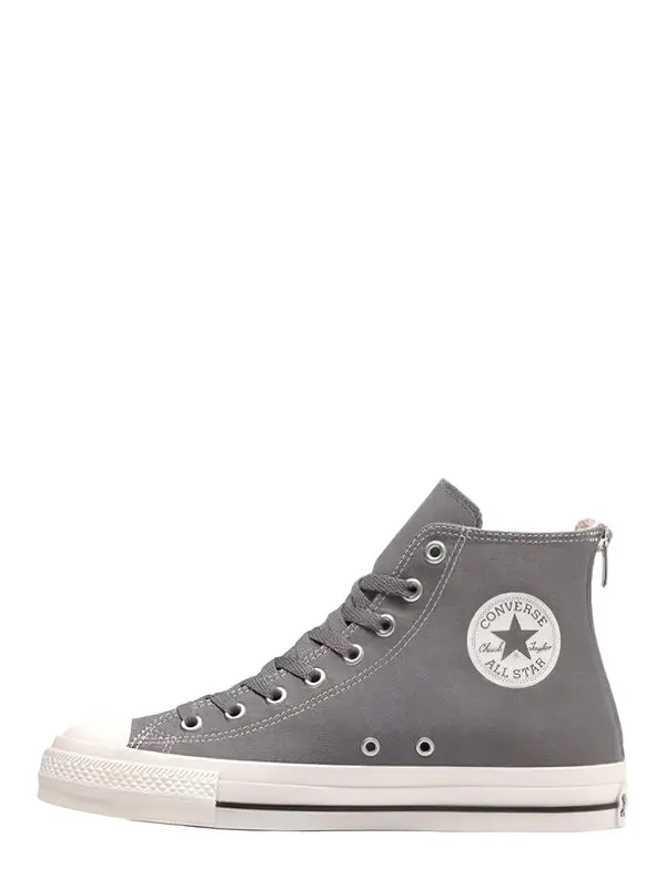 CONVERSE Chuck Taylor All Star Backzip High Top Sneakers - Grey/white