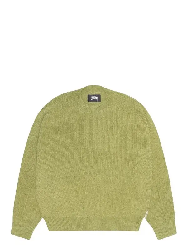 StÜssy Exposed Seam Crewneck Sweater - Green