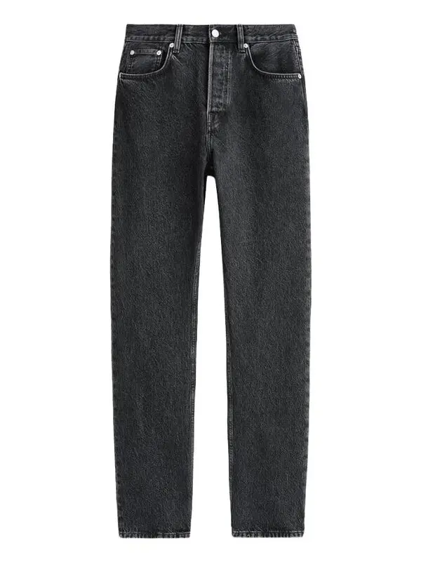 Cos Pipeline Slim-leg Jeans - Black