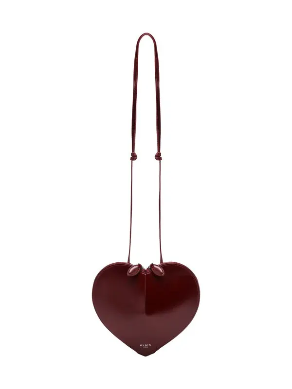 Alaïa Le Coeur Heart Shaped Shoulder Bag - Red
