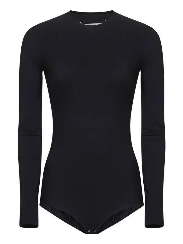 MAISON MARGIELA Long Sleeve Bodysuit - Multicolor