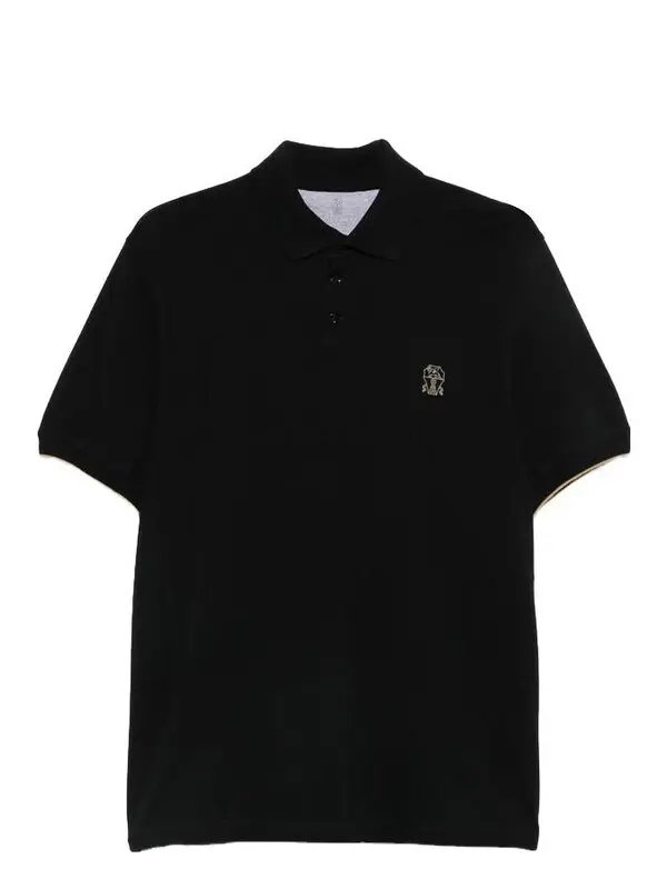 Brunello Cucinelli Polo Shirts - Black