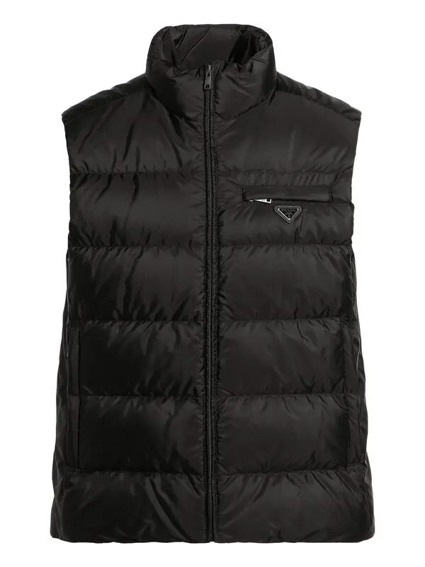 Prada Re-nylon Padded Vest - Black