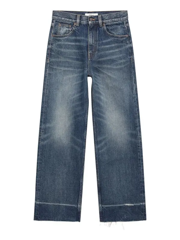 Chloé Bootcut Denim Jeans - Blue