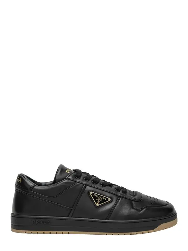 Prada Downtown Nappa Leather Sneakers - Black
