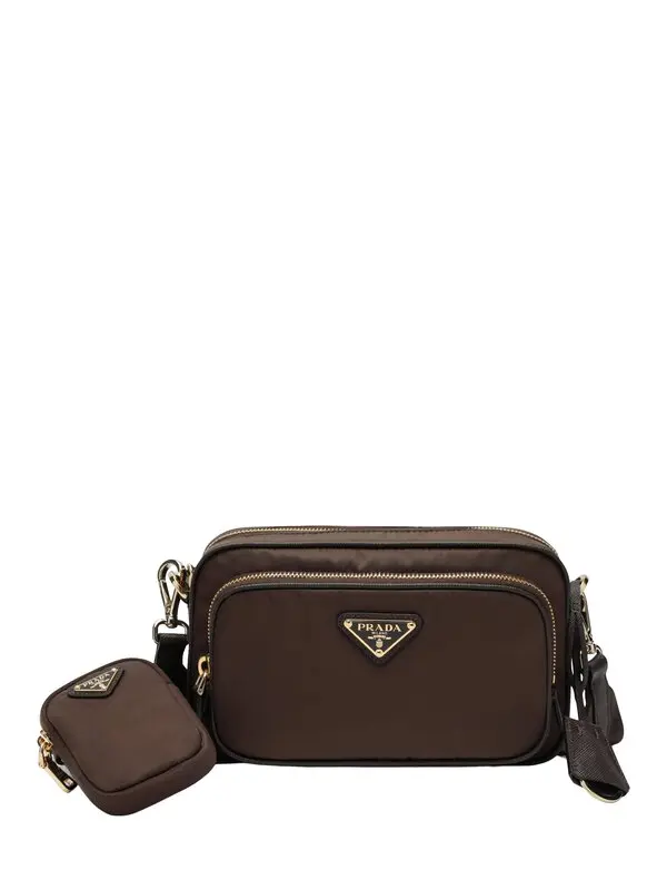 Prada Re-nylon Crossbody Bag - Brown