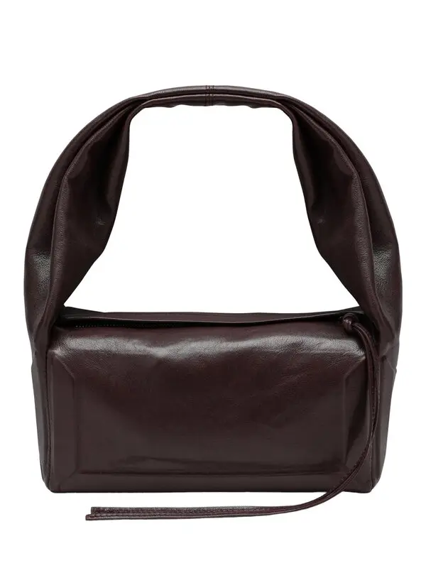 MAISON MARGIELA Small Box East West Bag In Leather - Red