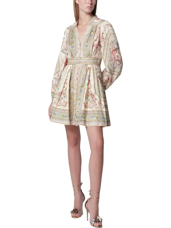 Zimmermann Roselight Mini Dress - Multicolor