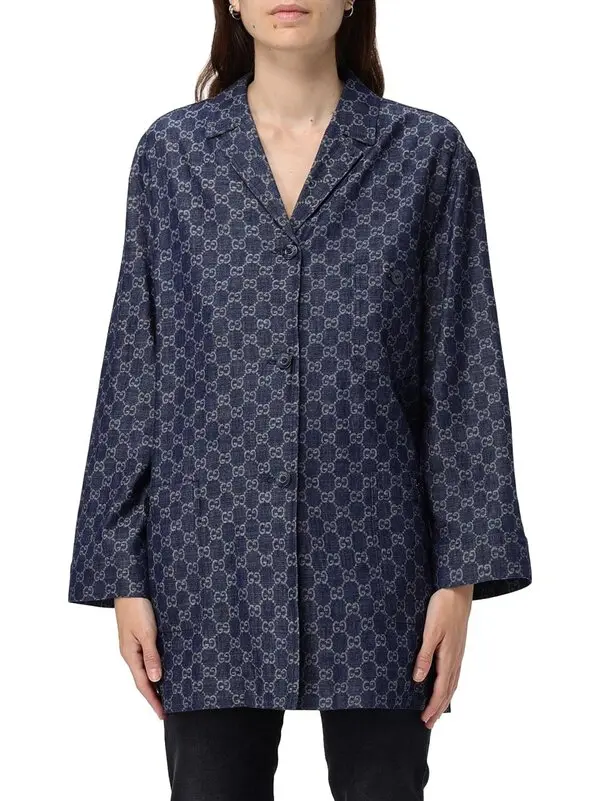 Gucci Monogram Shirt - Blue