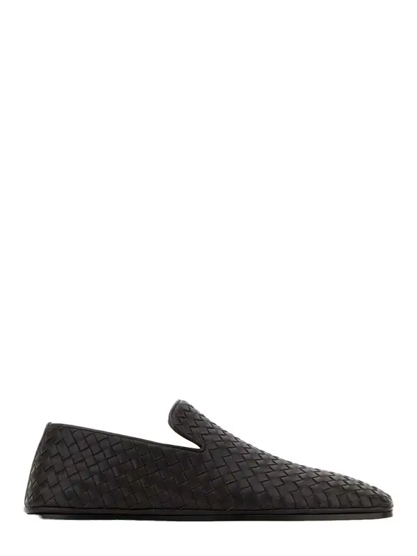 Bottega Veneta Woven Leather Sandals - Brown