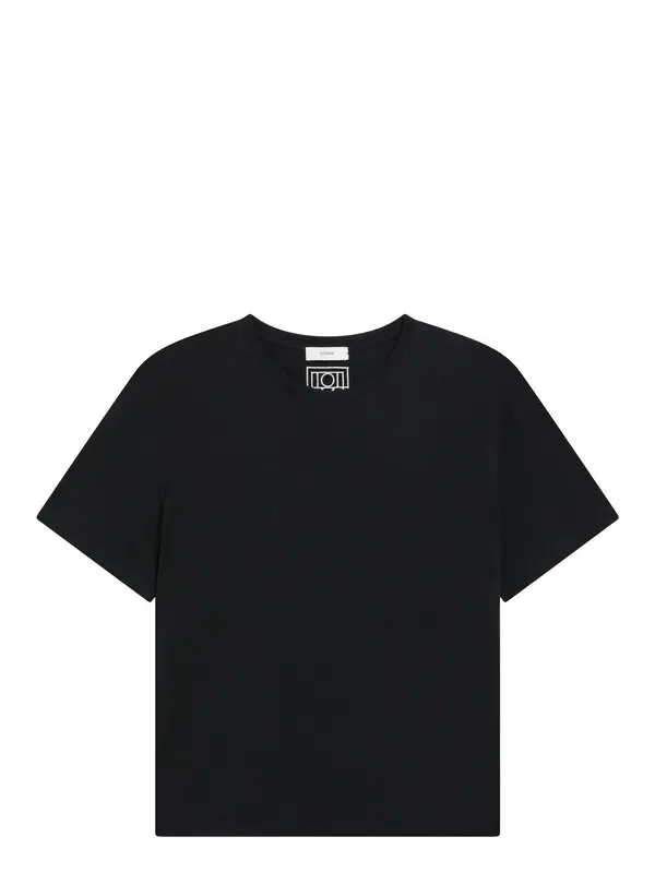 TOTEME Organic Cotton Jersey T-shirt - Black