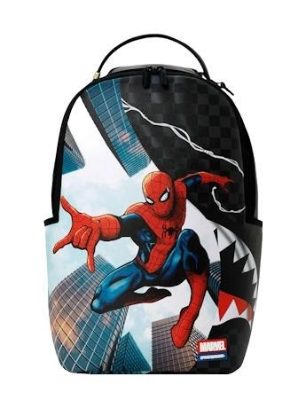 SPRAYGROUND Protect The City" Spiderman Collaboration Backpack - Multicolor
