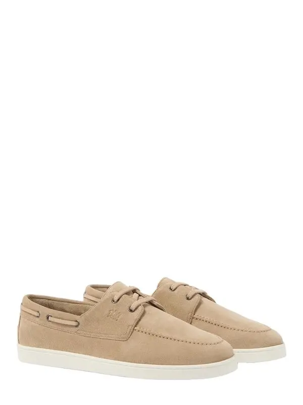 Church's Suede Boat Shoes - Beige