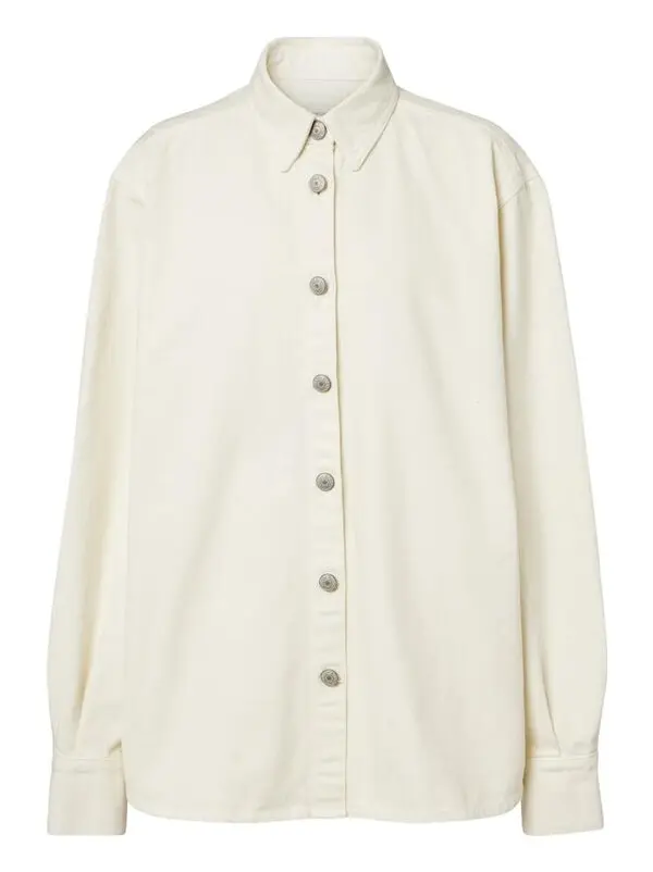 Magda Butrym Denim Shirt - Beige
