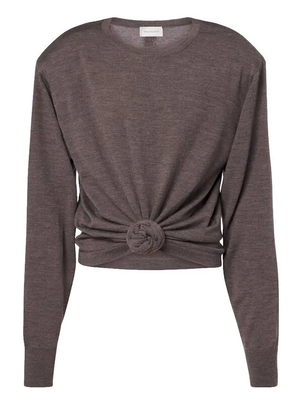 Magda Butrym Wool Sweater - Brown