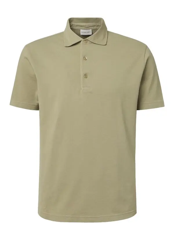 Frescobol Carioca Cotton Piqu� Polo Shirt - Green