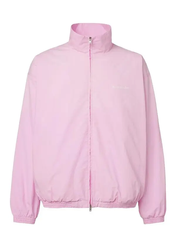 Acne Studios Cotton Poplin Logo Jacket - Pink