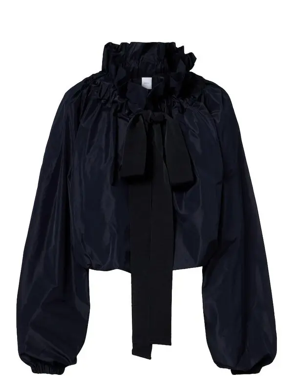 PATOU Tie-neck Blouse - Blue