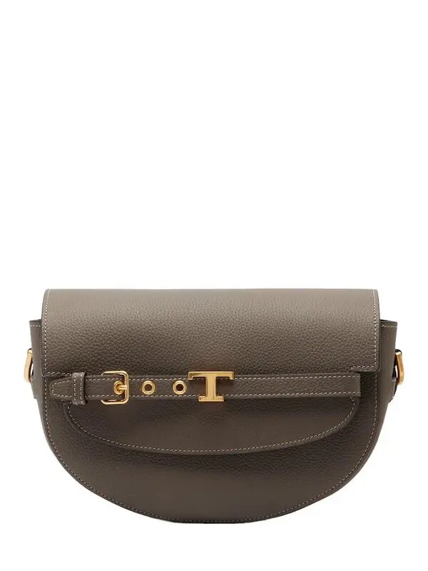 TOD'S Timeless Leather Crossbody Bag - Brown