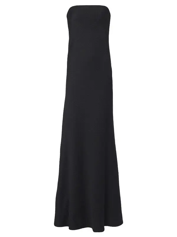 THE ROW Korisco Silk Satin Gown - Black