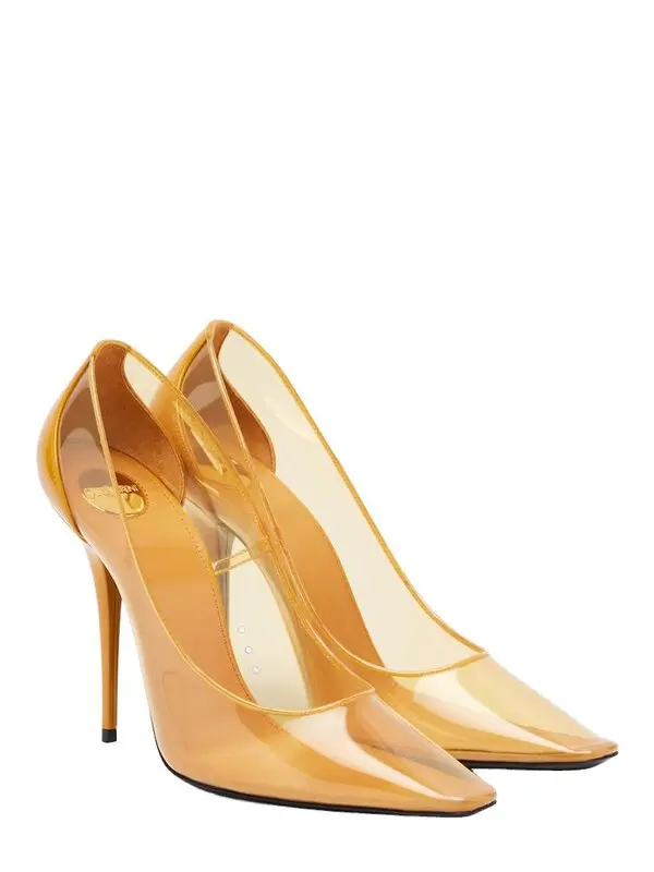 Saint Laurent Folie Pumps - Yellow