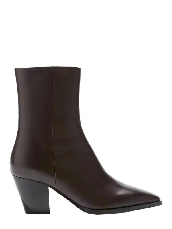 AeydĒ Hedvig Leather Ankle Boots - Brown