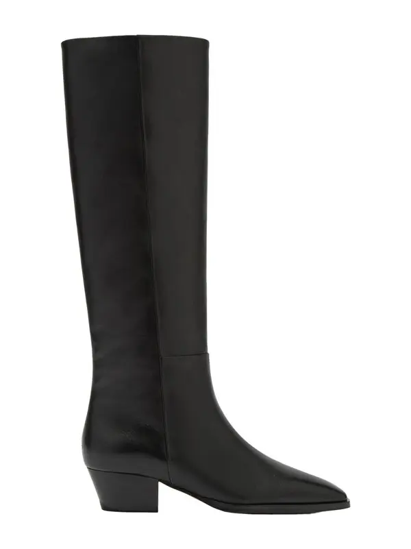 AeydĒ Medea Knee High Leather Boots - Black
