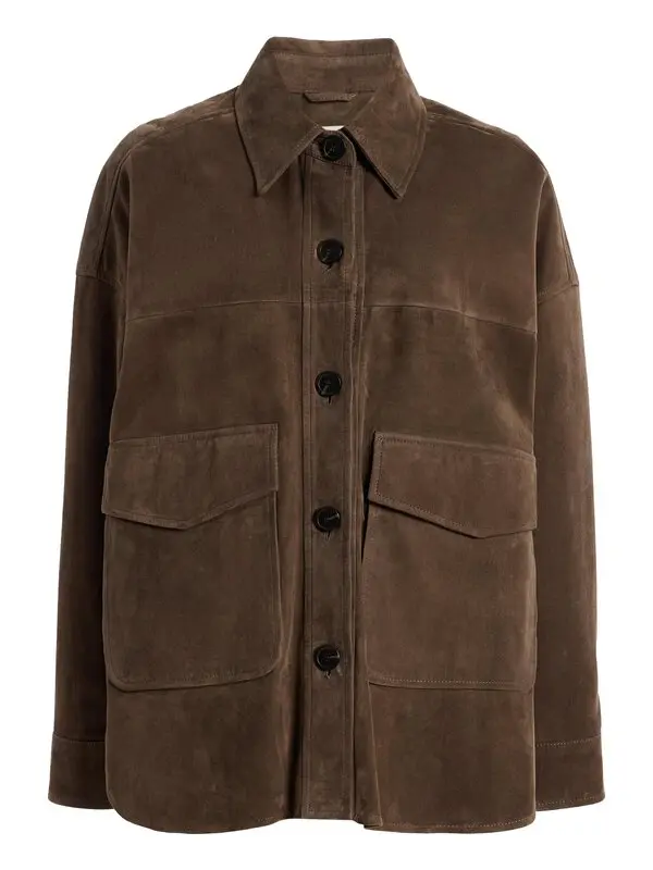 ARMA Kaylee Suede Jacket - Brown