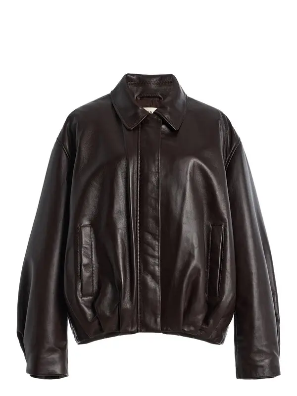 ARMA Melis Leather Jacket - Brown