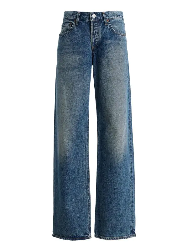 AGOLDE Loose Wide-leg Jeans - Medium Wash