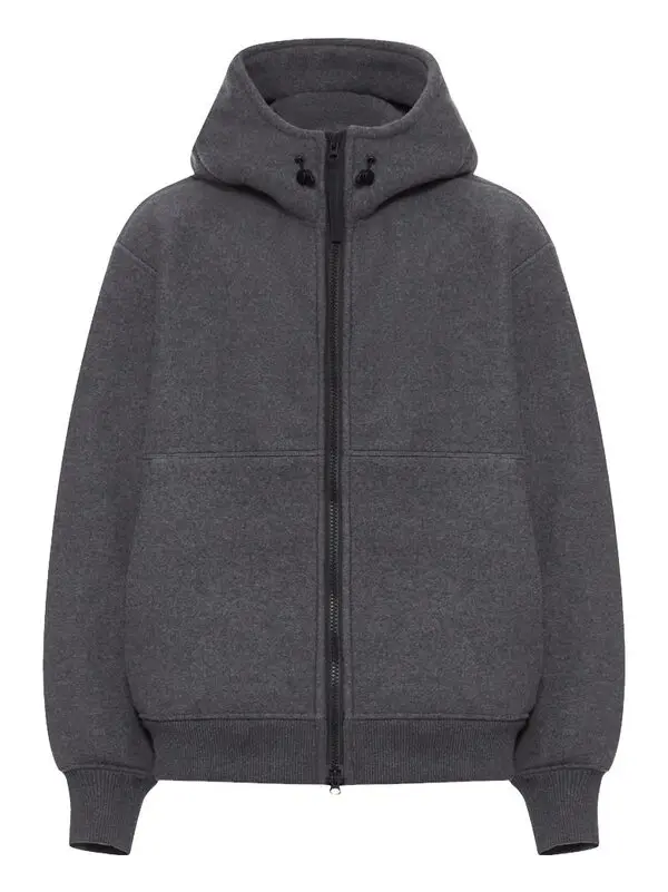 Canada Goose Chilliwack Fleece Bomber Jacket - Gray