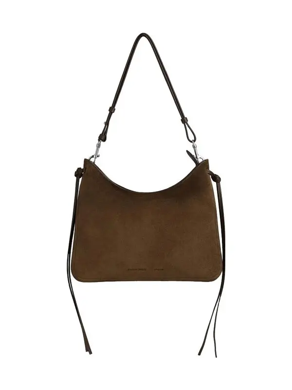 Phoebe Philo Suede Shoulder Bag - Yellow