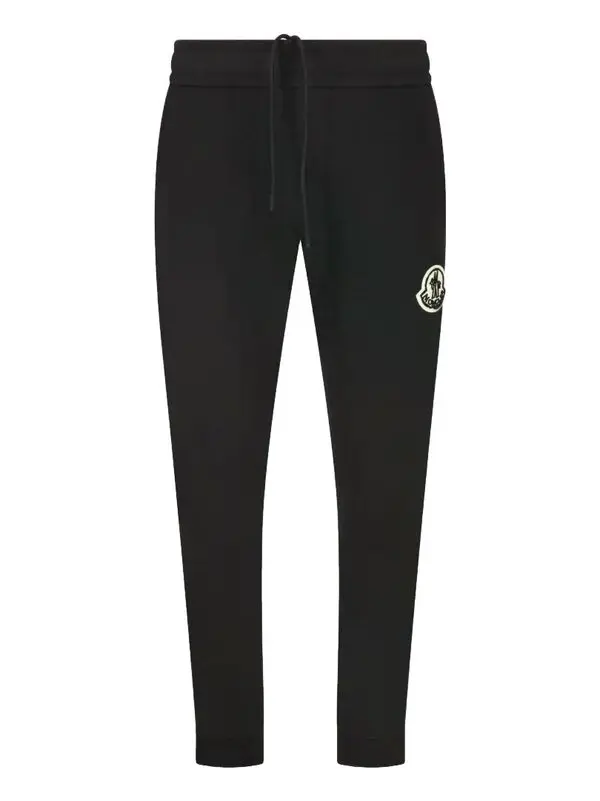 Moncler Logo-patch Drawstring Track Pants - Black