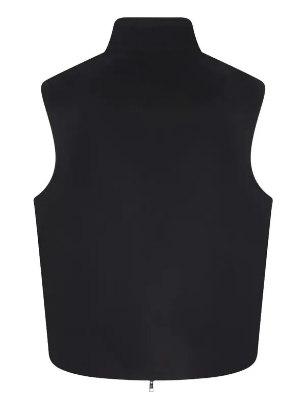 Tagliatore Zip-up High-neck Gilet - Blue