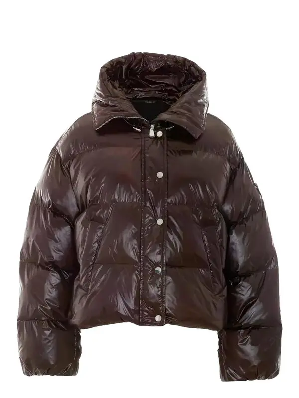 Pinko Impasto Padded Jacket - Brown