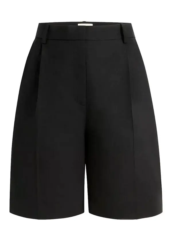 Khaite Auggie" Pleated Shorts - Black