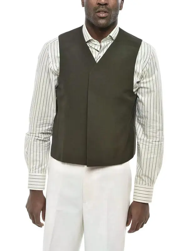 Givenchy Double-breasted Wool Waistcoat - Brown