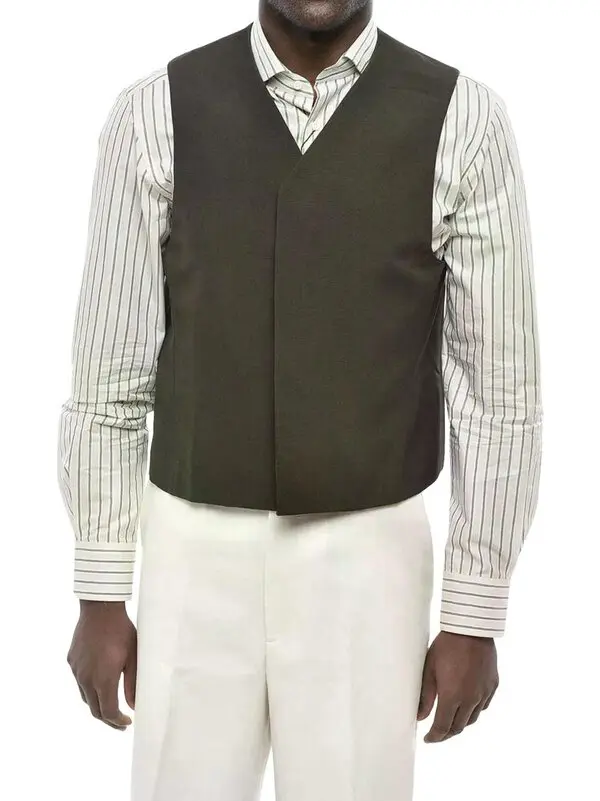 Givenchy Double-breasted Wool Waistcoat - Brown