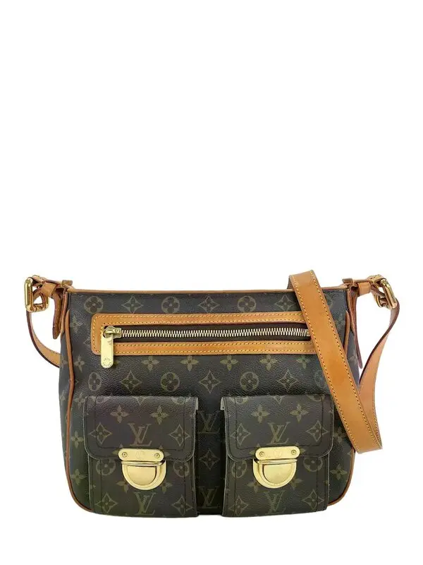 LOUIS VUITTON Monogram Hudson Gm Shoulder Bag - Brown