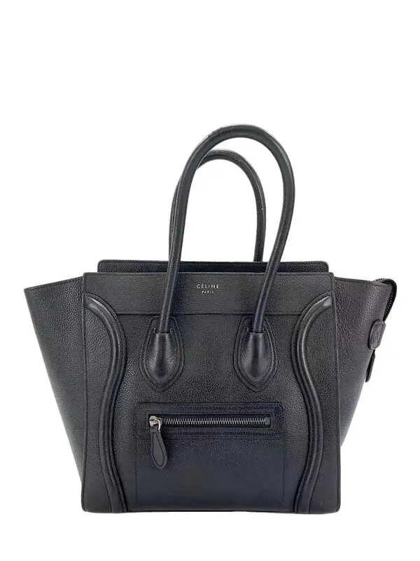Celine Luggage Tote Bag - Black
