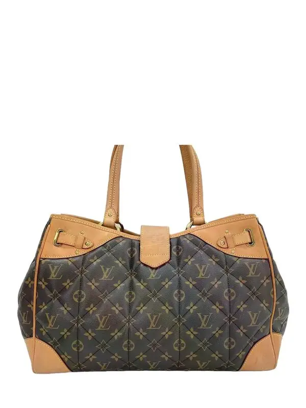 LOUIS VUITTON Monogram Quilted Tote Bag - Brown